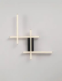 Designové nastěnné svítidlo Apecho Černá