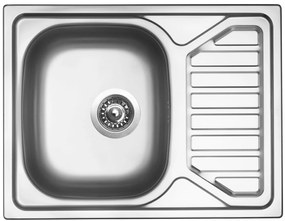 Nerezový dřez Sinks OKIO 650 V 0,6mm texturovaný