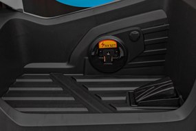 Ramiz Elektrická čtyřkolka McLaren Racing MCL 35 pro děti šedá + dálkové ovládání + plynulý start + EVA kola + audio LED