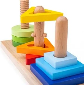 Bigjigs Toys Nasaď a otoč / od 2 let