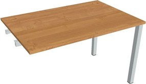Hobis Kancelářský stůl řetězící Hobis US 1200R, deskaakát, bílá RAL 9016