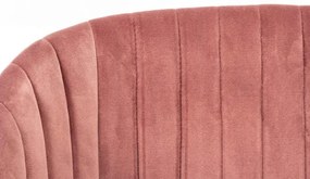BIZZOTTO Sametová židle QUEEN růžová 0734282