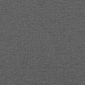 Stolička s dřevěnými nohami tmavě šedá textil 329426