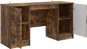 Stůl Kouřový dub 142,5 x 50 x 75 cm Kompozitní dřevo 3414644