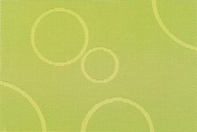 Prostírání na stůl - Zelené kruhy, 45x30cm, 230-5209 Varianta: Prostírání na stůl - sada 12ks