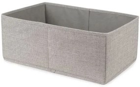 Úložný box Compactor Oxford 26 x 42 x 16,5 cm, polyester, šedo-béžový