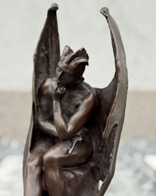 Bronzová socha - Satan