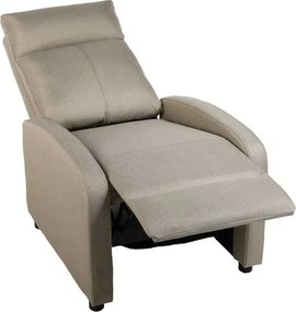 LuxuryForm DESIGN Televizní křeslo RUFO s polohováním - béžové