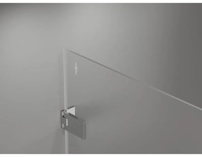 Mexen Lunar-F L skládací sprchový kout pravý 100 x 80 cm, 8mm čiré sklo, chromový profil, 836L-100-080-01-00-P