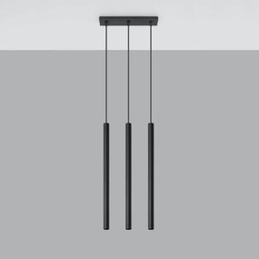 Sollux Lighting Závěsné svítidlo PASTELO 3 černé