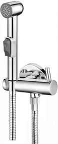Aqualine - Nástěnný ventil s ruční bidetovou sprškou, chrom SK215