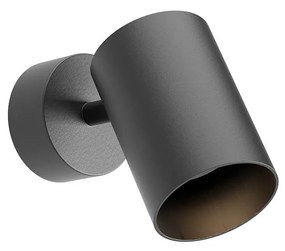 Redo Nástěnné/stropní reflektorové svítidlo CORINTH, v.10cm Barva: Černá