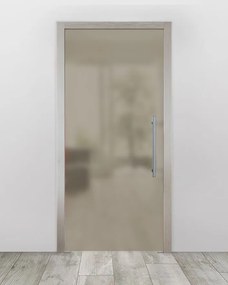 Celoskleněné dveře do pouzdra - Satinato Bronz Průchozí šířka (cm): 110, Průchozí výška (cm): 197