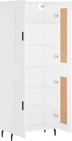 Skříň highboard bílá 69,5 x 34 x 180 cm kompozitní dřevo 3199697
