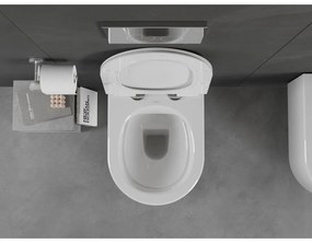 Mexen Sofia Rimless závěsná wc mísa se sedátkem s pomalým zavíráním, bílá - 30540100