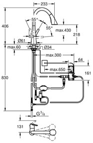 GROHE 30219002 - Elektronická Dřezová baterie ZEDRA TOUCH lesklý chrom