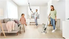 BOSCH BBH3ALL28 Flexxo 4 bílá/černá / Aku tyčový vysavač / 25.2 V / 55