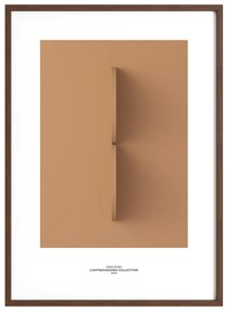 Idealform Poster no. 8 Arched shapes Barva: Smokey taupe, Velikost: 500x700 mm