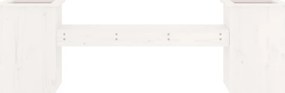 vidaXL Lavice s truhlíky šedá 184,5x39,5x56,5 cm masivní borové dřevo [825171] Barva: Medově hnědá borovice