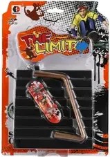 TEDDIES Prstový skateboard se schůdky a zábradlím / Hračka na prsty /