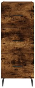 Skříň highboard kouřový dub 34,5 x 34 x 180 cm kompozitní dřevo,  3198870