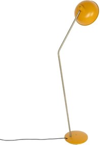 Stojací retro lampa žlutá Milton Yellow