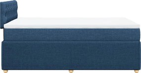 Box spring postel s matrací černá 120x190 cm textil 3287408