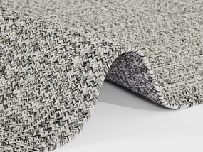 Hanse Home, Kusový koberec Braided 105552 Melange kruh – na ven i na doma, 200x200 (průměr) kruh, béžová, chodba / předsíň
