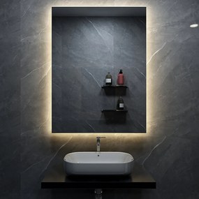Chytré infrazrcadlo SMART MIRROR 250W | Výhřevnost 4,5 m2 | 60x80 cm | WiFi termostat | Dálkové ovládání | LED světlo | Zrcadlo na výšku