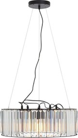 Závěsné svítidlo se skleněným stínidlem ø 50 cm Akiko – Premier Housewares