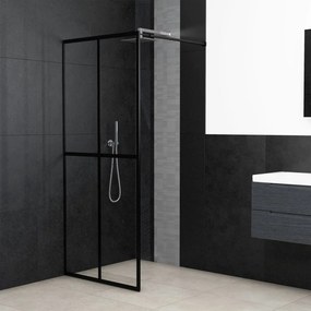 Zástěna do průchozí sprchy čiré tvrzené sklo 90 x 195 cm 145680