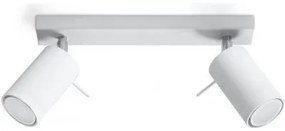 Sollux Stropní/nástěnné svítidlo RING 2 ø 8 cm Barva: Bílá