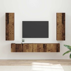 Sestava TV skříněk 3 ks Staré dřevo Kompozitní dřevo 3408986