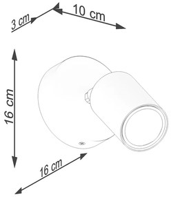 Nástěnné svítidlo Verdo, 1x bílé kovové stínítko, (možnost polohování), dřevo
