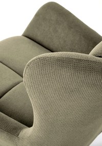 Křeslo Byron olivově zelené