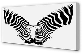 Obrazy na plátně zrcadlo zebra