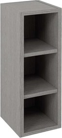 Sapho Espace - Otevřená policová skříňka 20x60x22 cm, dub stříbrný ESC140-1111