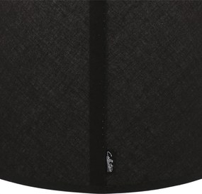Černé stínidlo na lampu Eleganza black - Ø25*14cm / E27