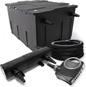 Sada jezírkové filtrace SunSun CBF-550 / CUV-218 – 60000 L, 10000 l/h, 80 W (54086)