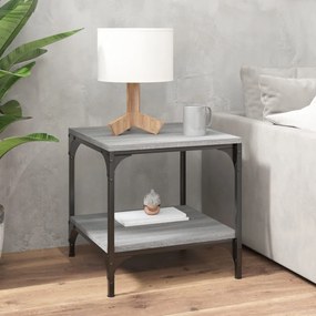 vidaXL Odkládací stolek 40 x 40 x 40 cm kompozitní dřevo [819385] Barva: šedá sonoma