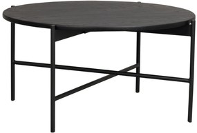 OnaDnes -20% Černý dubový konferenční stolek ROWICO SKYE 89 cm