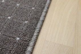 Condor Carpets, Běhoun na míru Udinese hnědý, šíře 200 cm, hnědá, chodba / předsíň