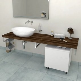 Sapho Avice deska 120 x 50 cm dub tmavý AV1211