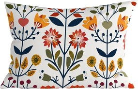 Sada povlečení z polybavlny FOLKLORIA POLY barevné + povlak na polštář 50 x 70 cm ZDARMA