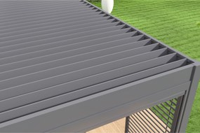 Rojaplast INTRO PLUS 4x3 m, hliník - volně stojící