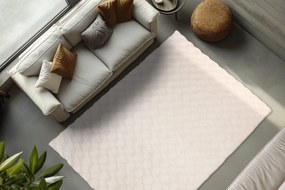 Obsession, Kusový koberec Diamond Cut 800 Cream, 200x290, béžová, ložnice