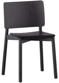OnaDnes -20% Hoorns Černá masivní jasanová jídelní židle Karala
