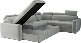 Sedací souprava PEDRO U | 170x315x250 | rozkládací + 2x úložný prostor | VÝBĚR TKANIN