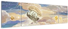 Obraz - Nebeské medůzy (170x50 cm)
