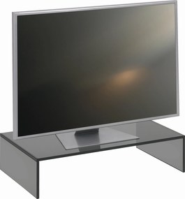 XXXLutz TV NÁSTAVEC, sklo, šedá Xora - TV příslušenství - 002757005404